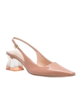 GIANVITO ROSSI 50mm Block Heel Slingback Pumps - Pink