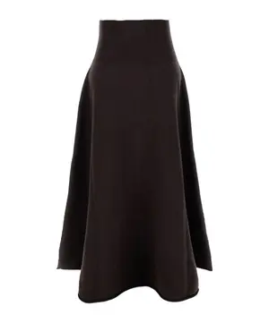 Extreme Cashmere A-line Midi Skirt