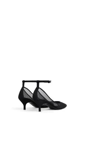 Alaïa Strappy Mesh Pumps - Black