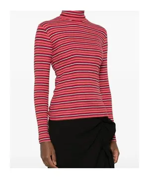 Dries Van Noten Striped Knit Top