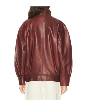 ARMA Long-sleeve Leather Jacket With Stand Collar