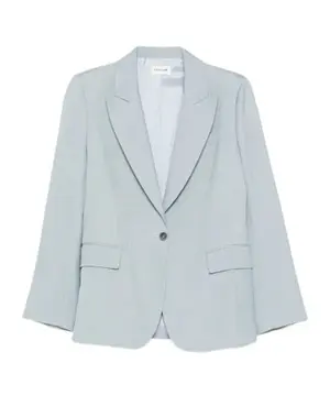 P.a.r.o.s.h Notched Single-breasted Blazer - Light Blue