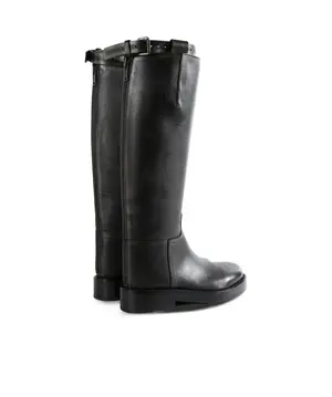 ANN DEMEULEMEESTER Round Toe Tall Boots