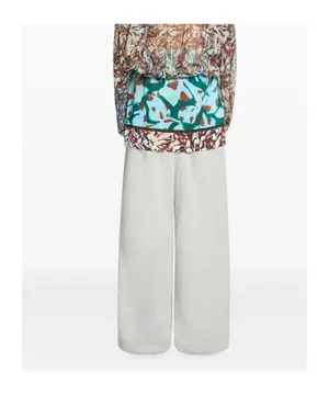 Dries Van Noten Printed Wrap Mini Skirt