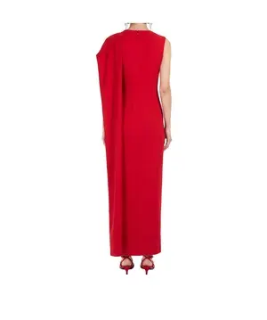Roland Mouret Asymmetrical Cape Gown