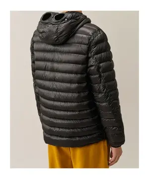 C.P. COMPANY Hooded Down Jacket With Goggle Lens