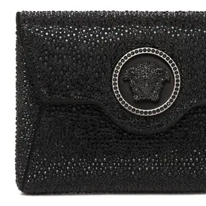 Versace Embellished Chain Shoulder Bag
