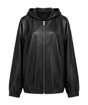 ARMA Hooded Leather Jacket