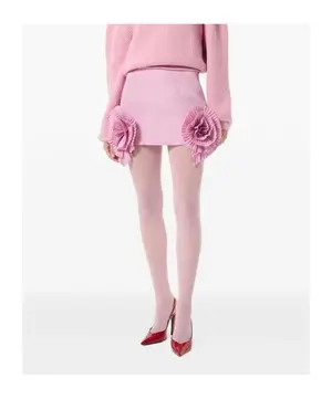 Blumarine 3d Rose Skirt