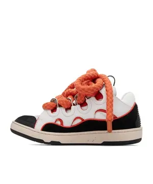 LANVIN Round-toe Sneakers With Thick Woven Shoelaces