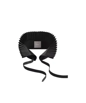 Dior Pleated Collar - Black