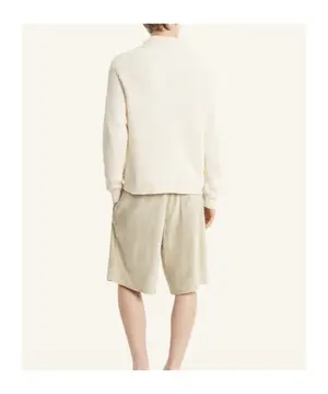 Maison Kitsuné Fox Head Ribbed Polo Jumper