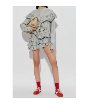 Dries Van Noten Ruffled Micro Shorts