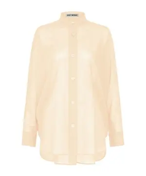 Issey Miyake Sheer Wool Shirt - Off-white