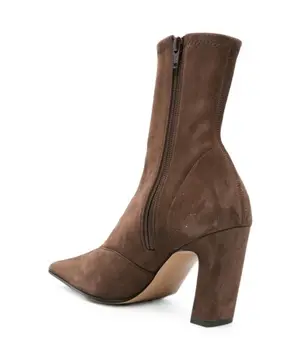 Khaite Square-toe Ankle Boots