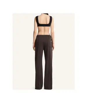 COURREGES Interlock Press-stud Track Pants - Chocolate