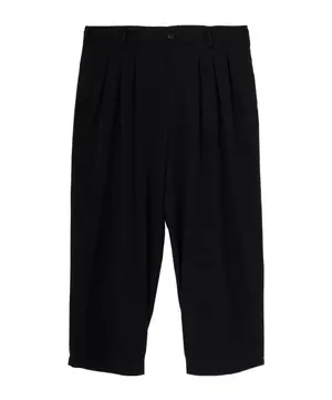Yohji Yamamoto Wool Gabardine 12-tuck Trousers