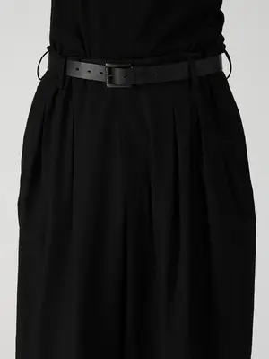Yohji Yamamoto Wool Gabardine 12-tuck Trousers