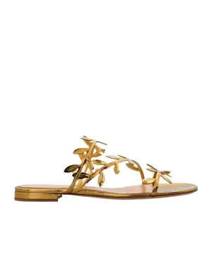 GIANVITO ROSSI Embellished Leather Sandals