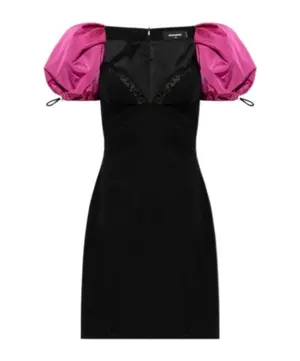 Dsquared2 Snow-tech Lace-trim Mini Dress