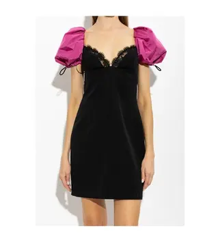 Dsquared2 Snow-tech Lace-trim Mini Dress