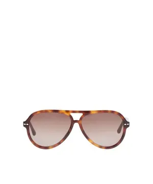 Isabel Marant Étoile Fashionable Pilot Sunglasses - Brown