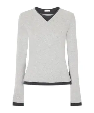 ST. AGNI Organic Cotton Top - Plaster Grey