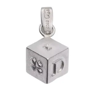 Dior Charms Die Pendant - Silver