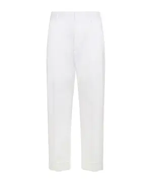 Dsquared2 Cotton Trousers - White