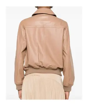 YVES SALOMON Zip-up Lambskin Jacket
