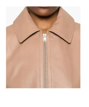 YVES SALOMON Zip-up Lambskin Jacket