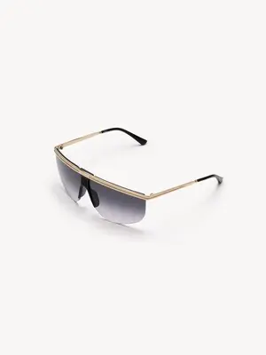Chloé Gayia Oversized Sunglasses - Black