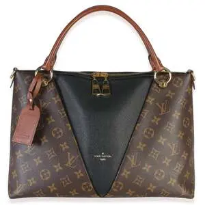 LOUIS VUITTON Monogram Canvas V Tote Mm - Brown