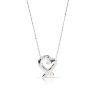 Tiffany & Co. Sterling Silver Paloma Picasso Small Loving Heart Pendant Necklace - Sterling_silver