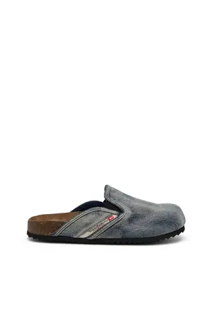 DIESEL® D-woodstock Denim Mules - Blue