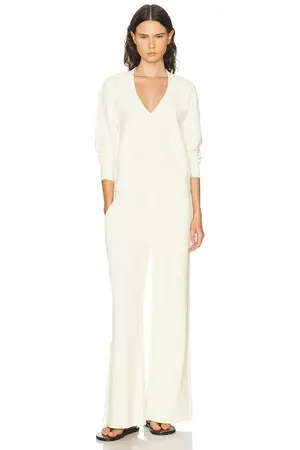 NEGATIVE UNDERWEAR Waffle Knit Deep V