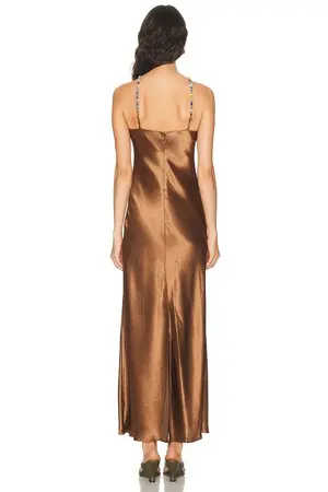 Staud Cadence Dress - Cigar