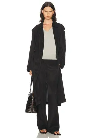 Helmut Lang Fluid Trench Coat