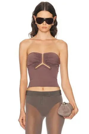 Rick Owens RICK OWENS Alannah Bustier Top Grape