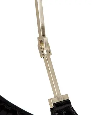 TOM FORD Tumbled Soft Printed Croc Small Shoulder Bag