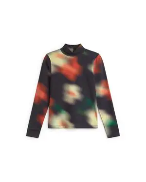 THINKING MU Ellen Top Bloom - Black
