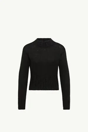 Moncler Alpaca Blend Turtleneck Sweater - Black