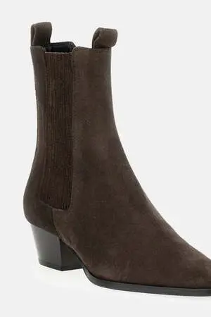 AeydĒ Agata Cow Suede Leather Moka - Marrone