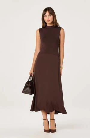 Astr The Label High Neck Day Dresses