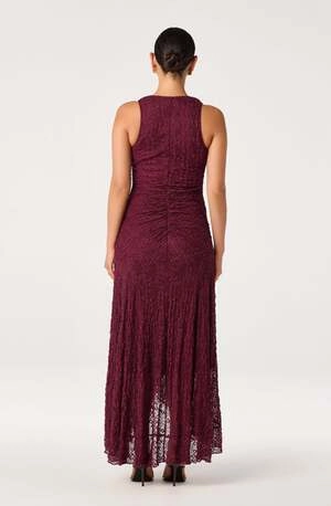 Astr The Label Casia Lace Ruffle Maxi Dress