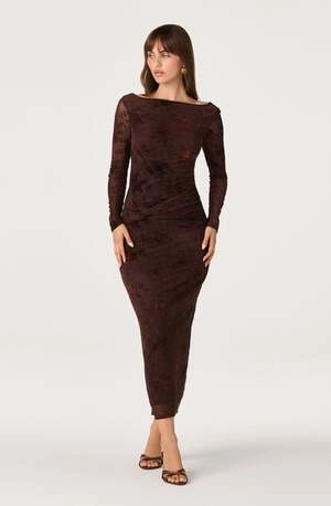 Astr The Label Boatneck Dresses