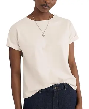SEASALT CORNWALL Porthzennor Crew-neck T-shirt