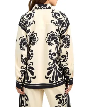 Trina Turk Long Sleeve Nivara Top