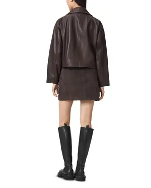 ALLSAINTS Renai Suede Mini Skirt