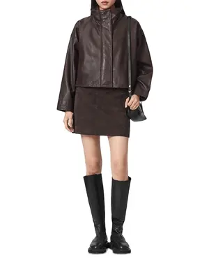 ALLSAINTS Renai Suede Mini Skirt